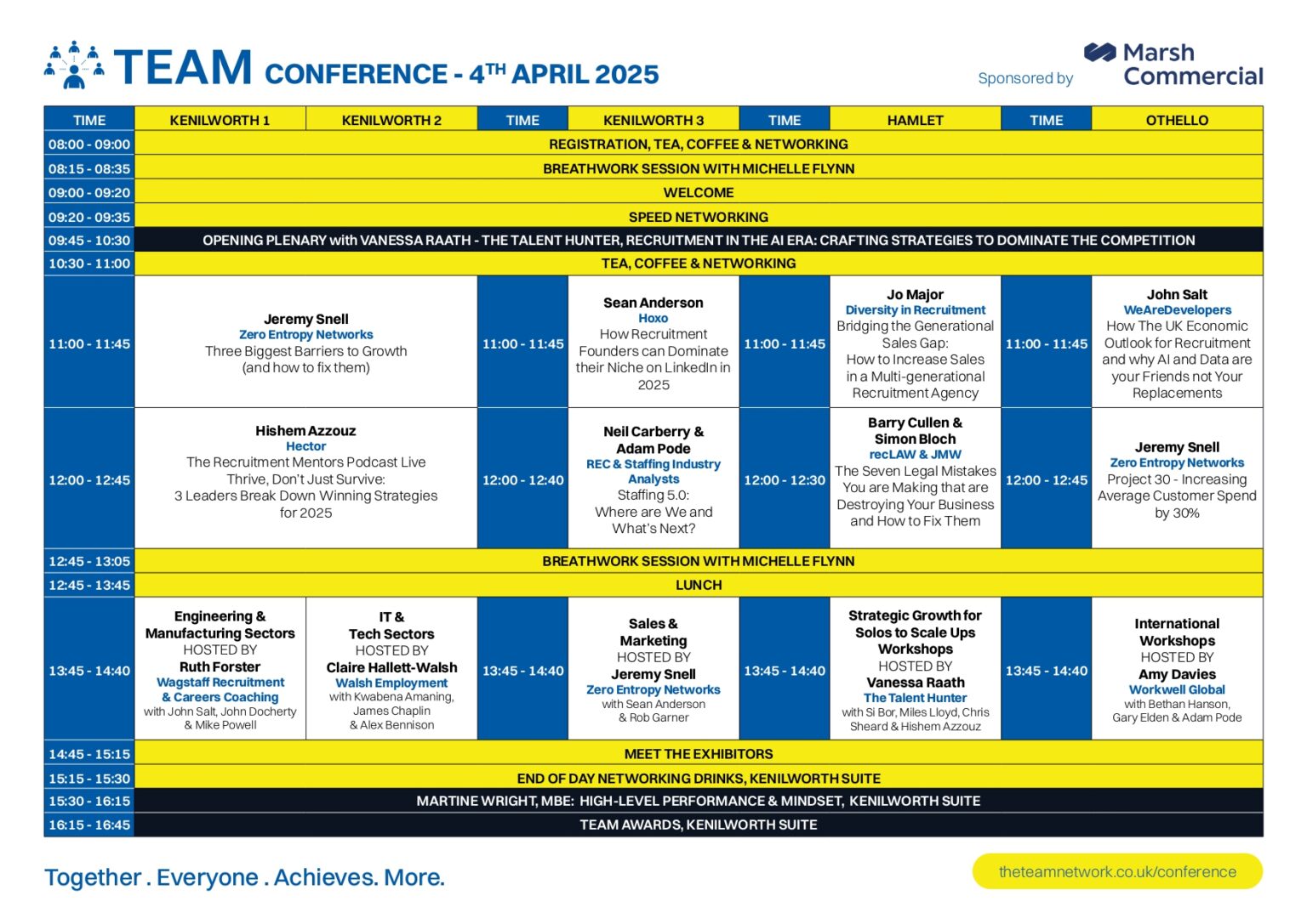 TEAM Conference - 4th April 2025 | The TEAM Network